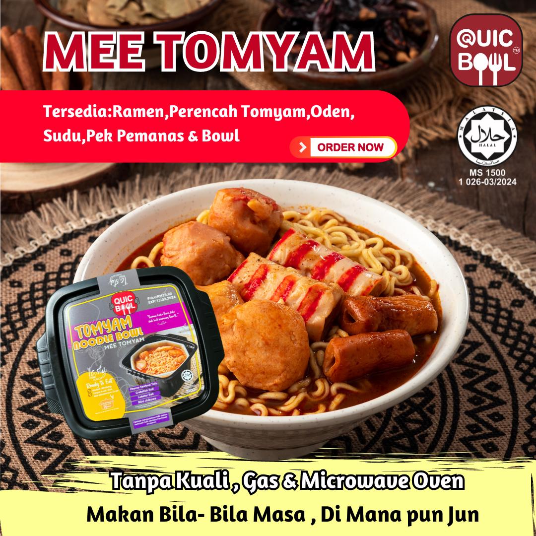 Quicbowl Chef Sdn Bhd - Quicbowl Mee Tomyam self-heating ramen bowl ...
